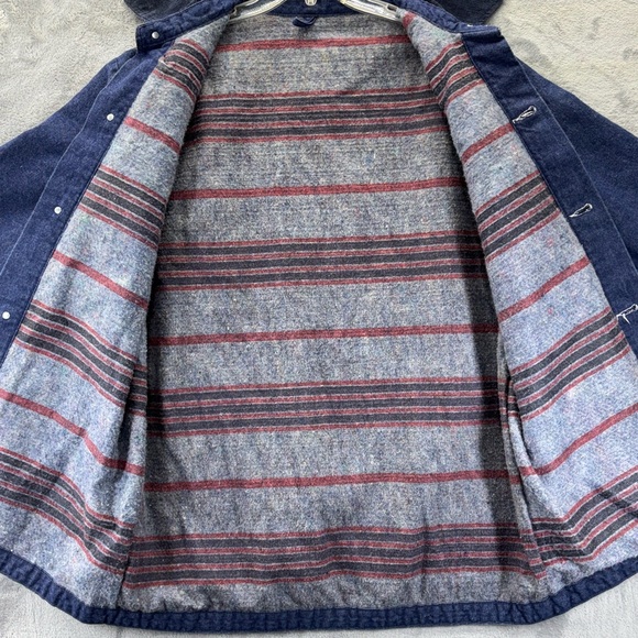 Blue Bell | Jackets & Coats | Vtg Blue Bell Blanket Lined Denim Chore ...